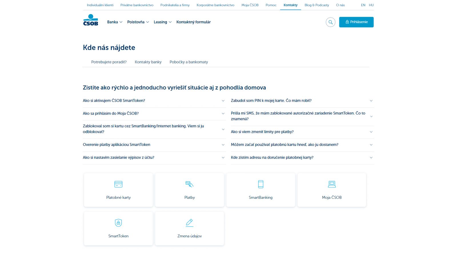 ČSOB Banka kontakt, telefon, infolinka, zákaznícky servis - Infolinka
